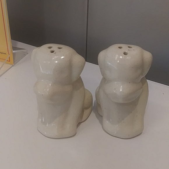 Dining | Set Of Vintage Dog Shaped Salt And Pepper Shakers | Poshmark